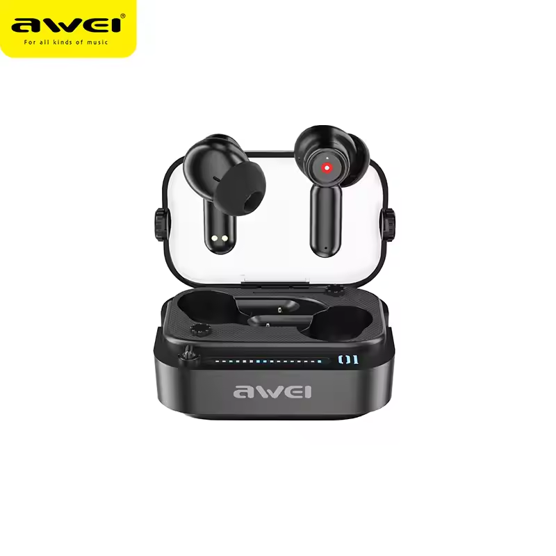 Awei T58 IPX6 Waterproof Wireless Earbuds With Transparent Cover – TechPro Factory