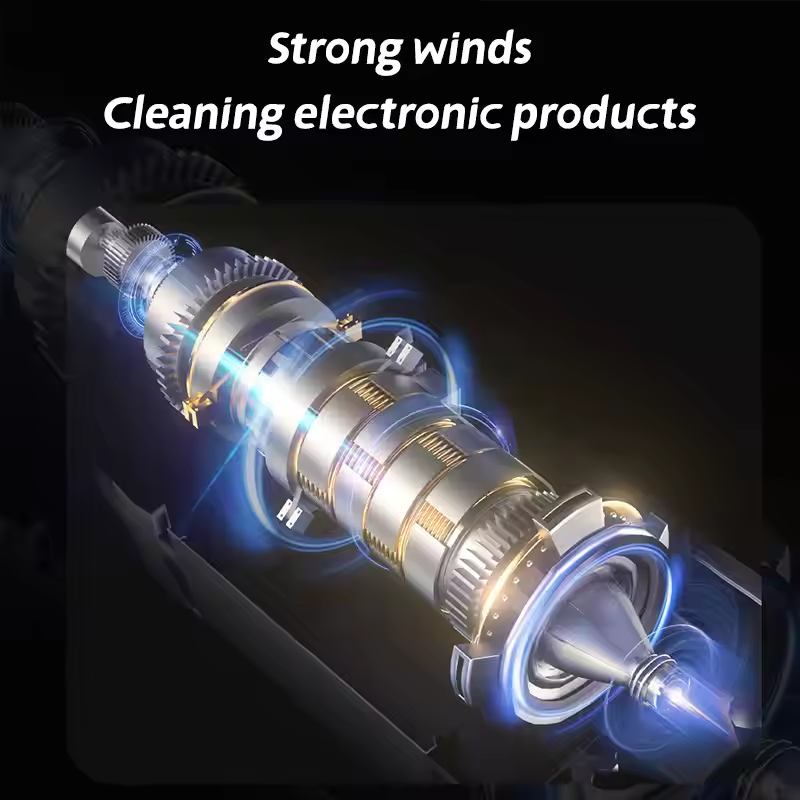 Kinzir VC43 7000kpa Powerful Car Vacuum Cleaner Integrated Suction and Blowing – TechPro Factory